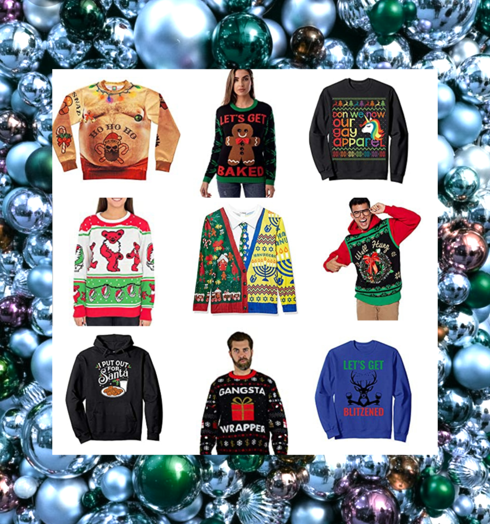 107 Funny Ugly Sweater Ideas – The ART of FUN!